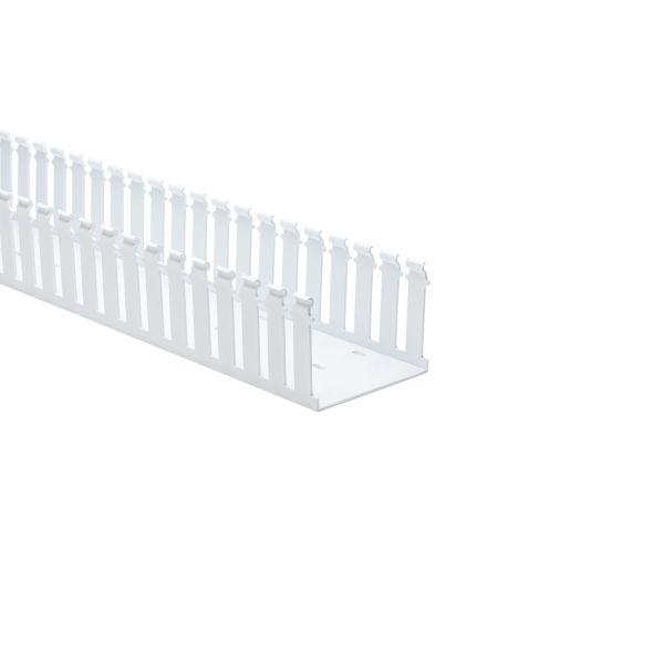 181-43005 SLOTTED WALL WIRING DUCT, 4" X 3", NON-ADHESIVE, PVC, WHITE ...